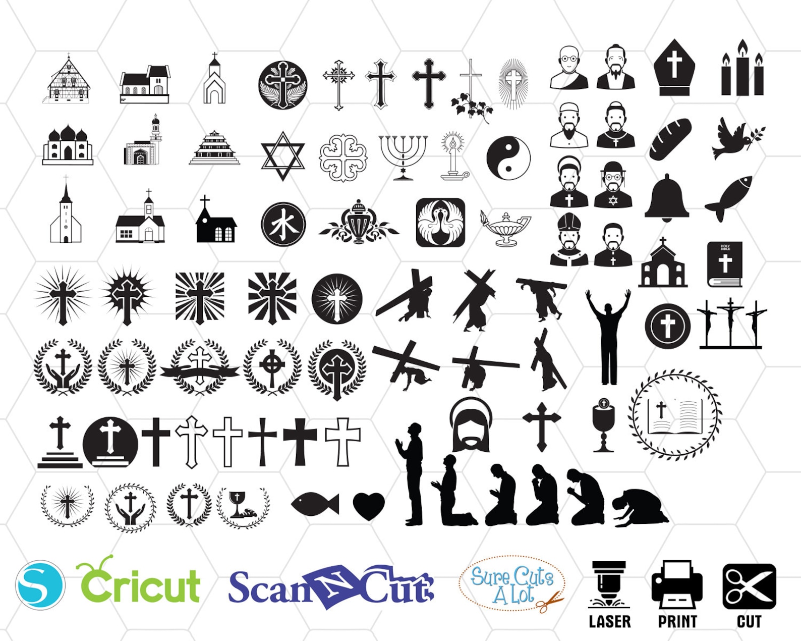 Religious Svg Christian Svg Psalm Svg Faith Svg Jesus Svg | Etsy