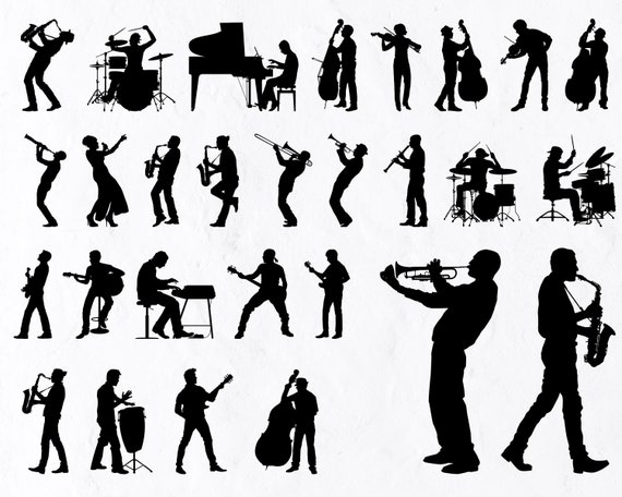 28 Musician SVG Bundle Music Svg Music Silhouette Music - Etsy UK