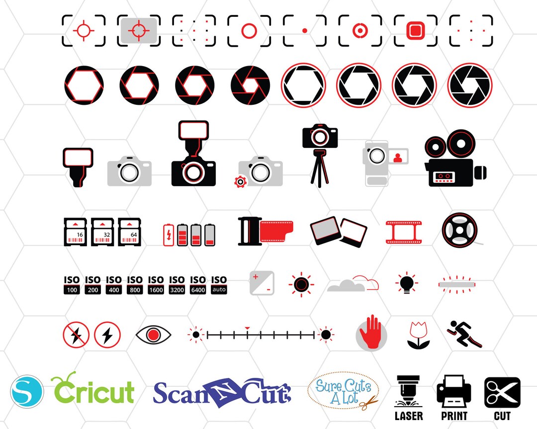 Camera Svg, Camera Clipart, Photography Svg, Photographer Svg, Camera ...