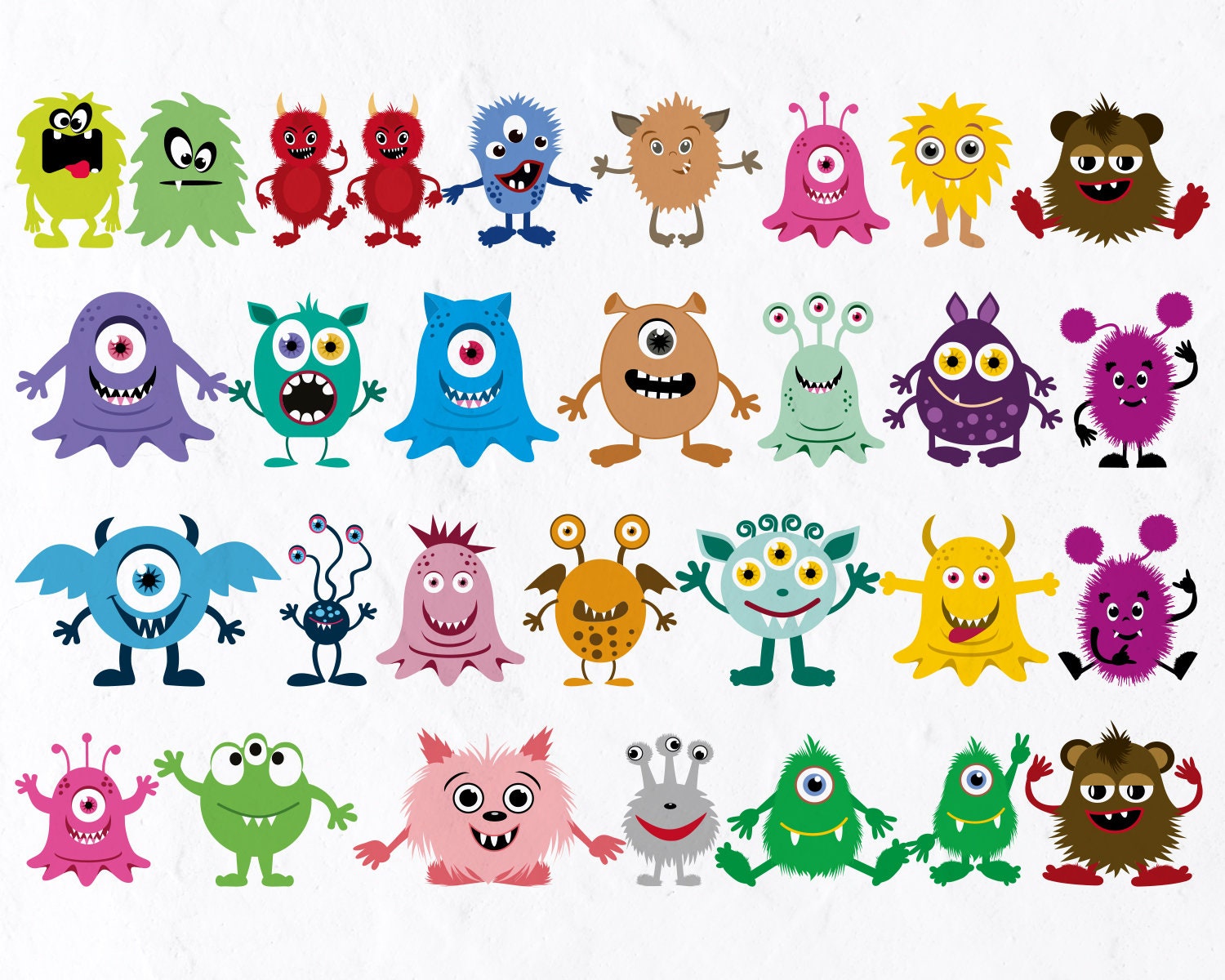 Monster Clipart Cute