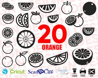 Orange SVG - Etsy
