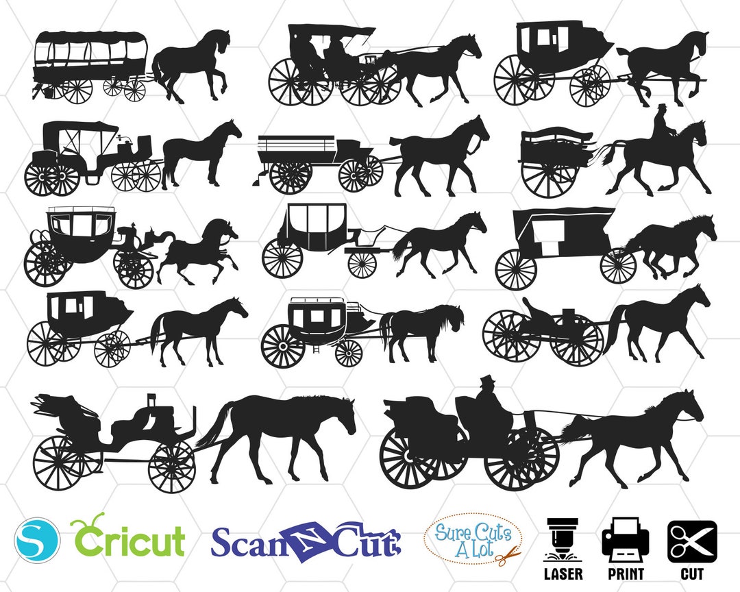 Carriage Svg, Princess Carriage Svg, Carriage Clipart, Cinderella ...