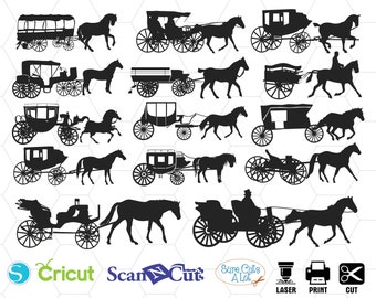 Carriage SVG Carriage Silhouette SVG - Etsy