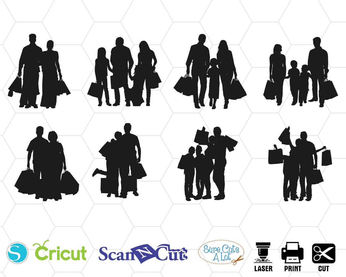 Shopping Svg Black Friday Svg Svg Cut File Family Shopping | Etsy