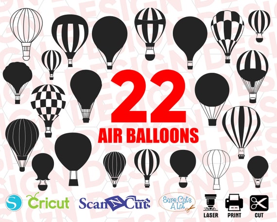 Air Balloon Svg Hot Air Balloon Svg Files Air Balloon | Etsy Canada