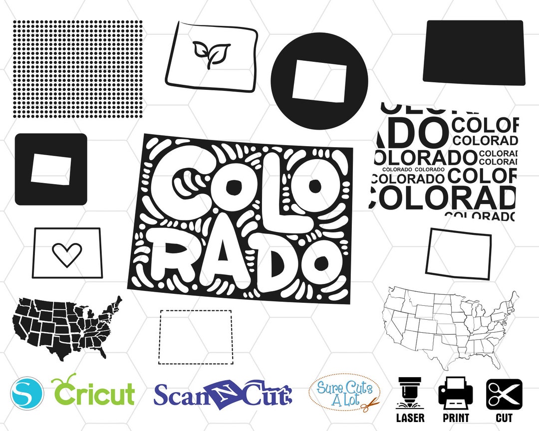 Colorado State Svg, Colorado Cut File, Clipart, United States Svg ...