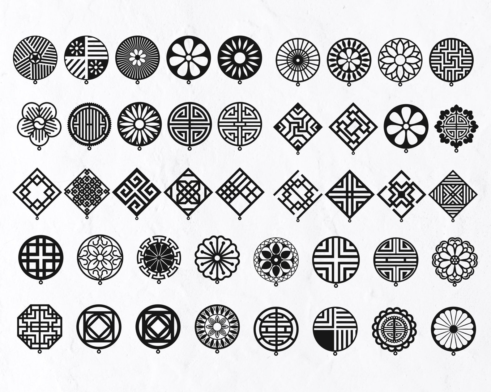 40 Earring Template SVG Earring Cut File Leather Earring - Etsy