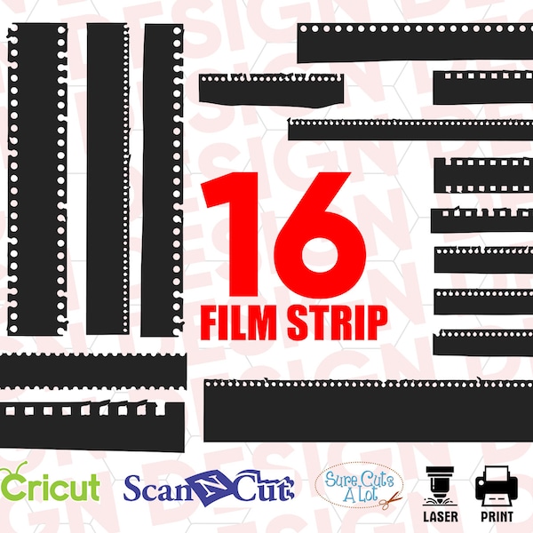 Photo Film Strip Template - Etsy
