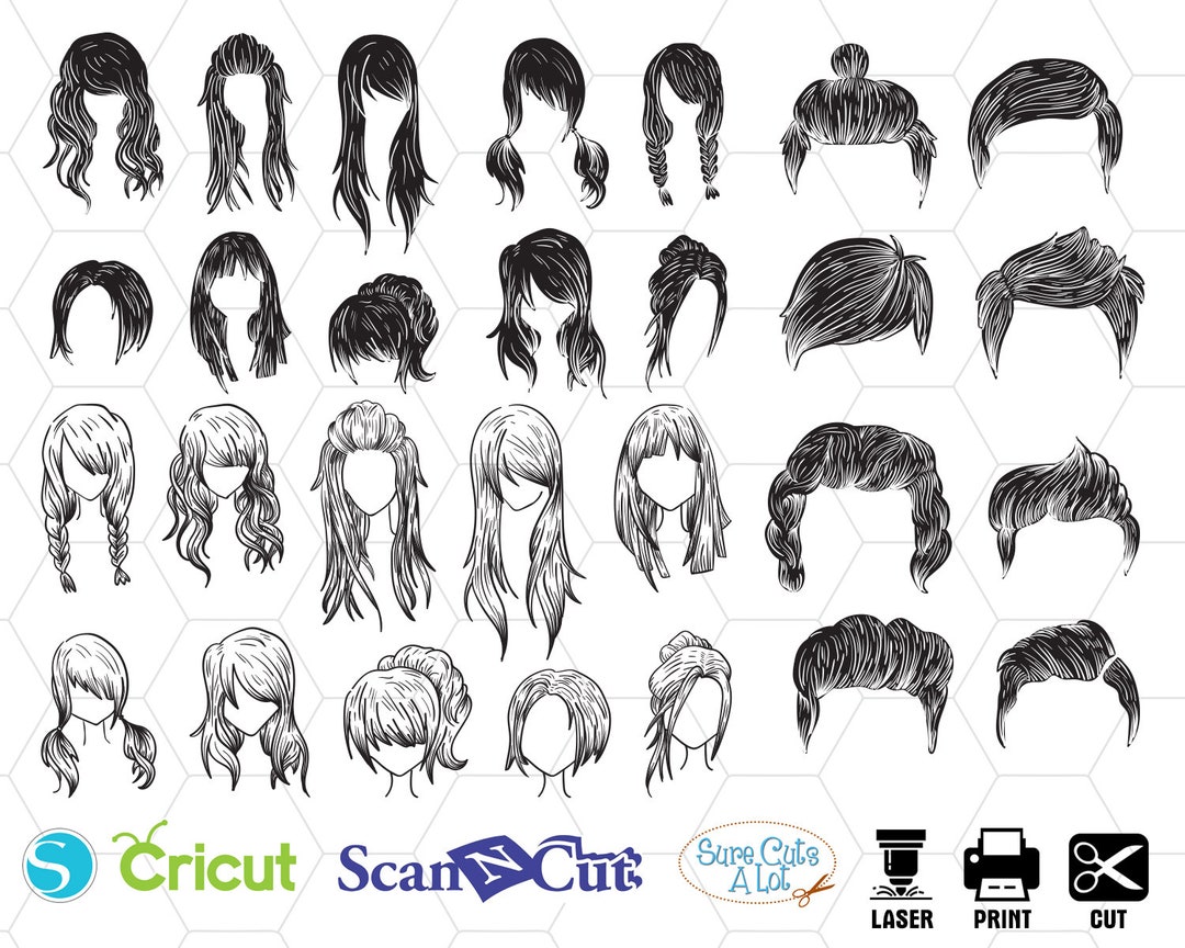 Haircut Svg Bundle, Hair Svg, Hairstylist Svg, Hairstyle Svg, Barber ...