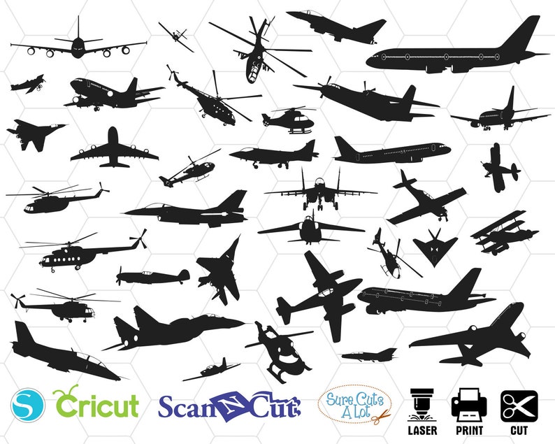 Airplane Svg, Biplane SVG, War Plane SVG, Military Plane, Airplane ...