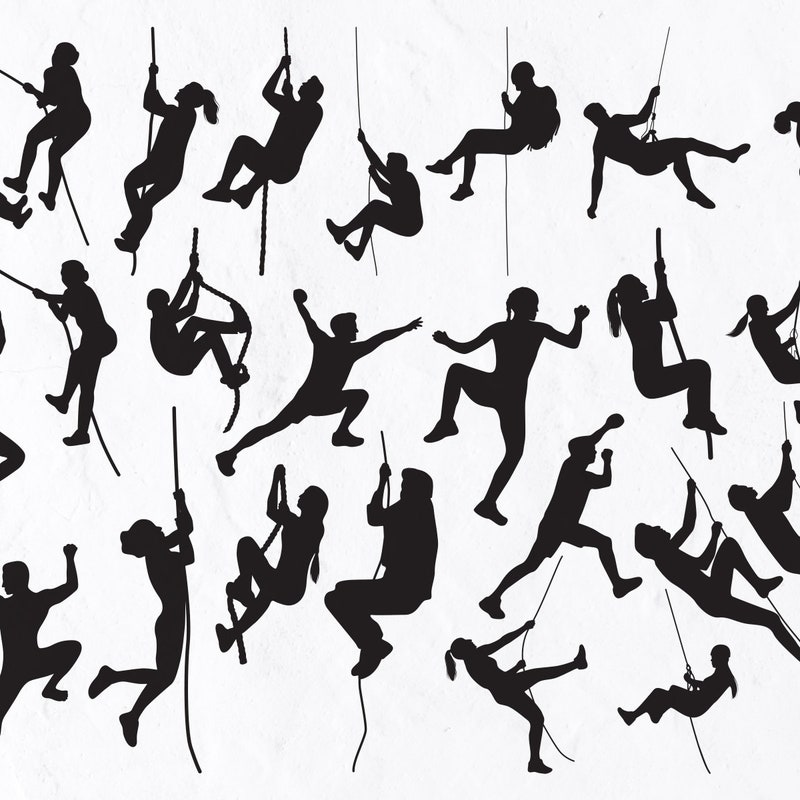 Wall Climbing Men Art - Etsy