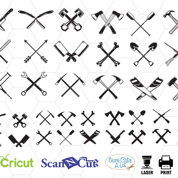 Wrench Crossed Svg - Etsy