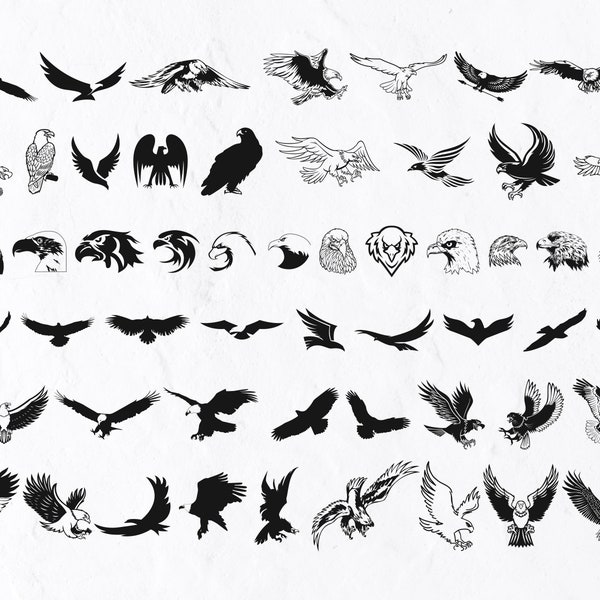 Eagle Mascot Svg - Etsy