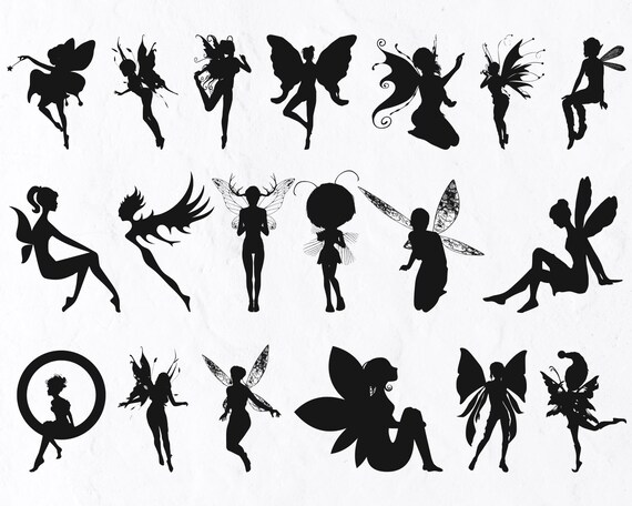 19 Fairy SVG Bundle Fantasy Magic Illustration Cute | Etsy