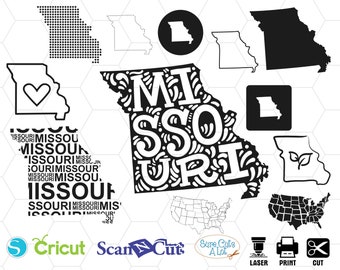 Missouri State Svg - Etsy