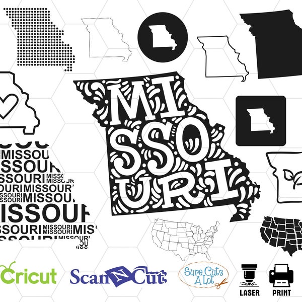 Missouri Tigers Svg - Etsy