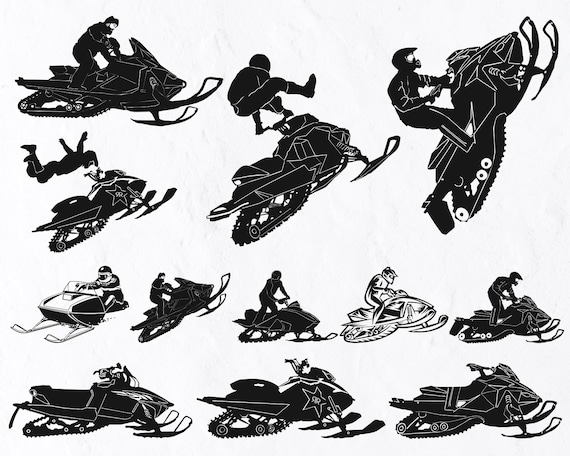 12 Snowmobile SVG Bundle Snowmobiling Svg Sled Life Svg - Etsy