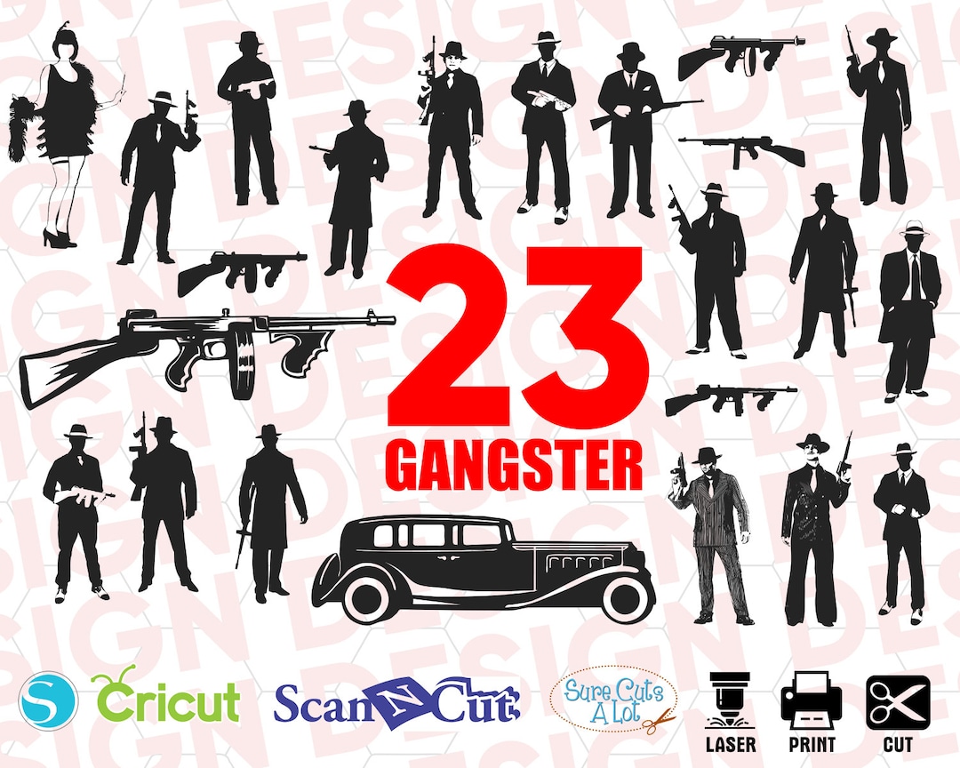 GANGSTER Svg, Mafia Svg, Gangster Wrapper Svg, Holigan Svg, Mafia Gun ...