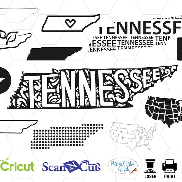 Tennessee Svg - Etsy