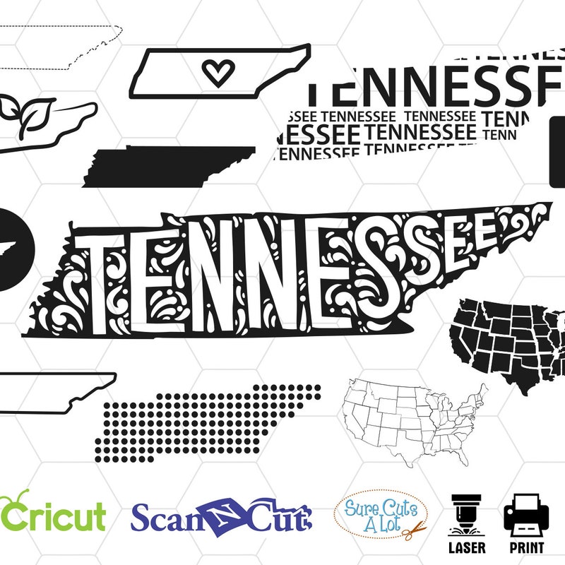 Tennessee Svg - Etsy