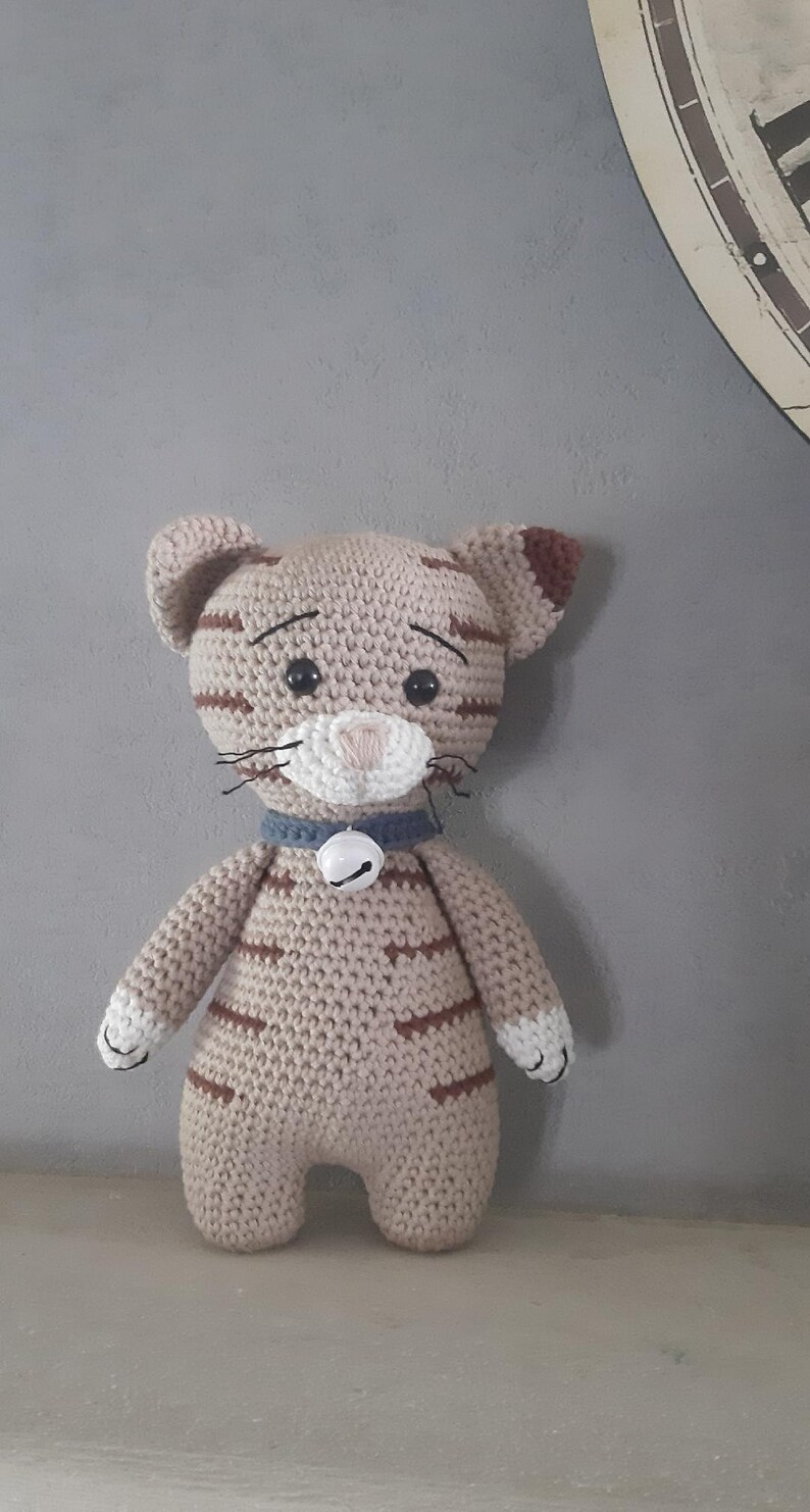 Crochet Pattern PDF Amigurumi Chat Niels Le Mad' Chat (fr/eng) - Etsy