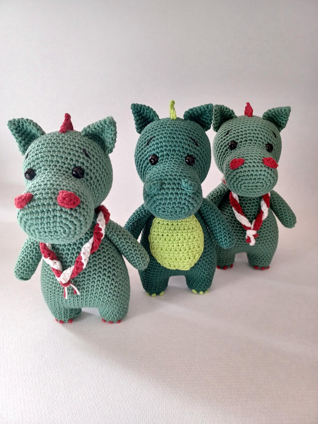 Patron Au Crochet PDF Amigurumi Dragon Raymond Le Mad'dragon - Etsy