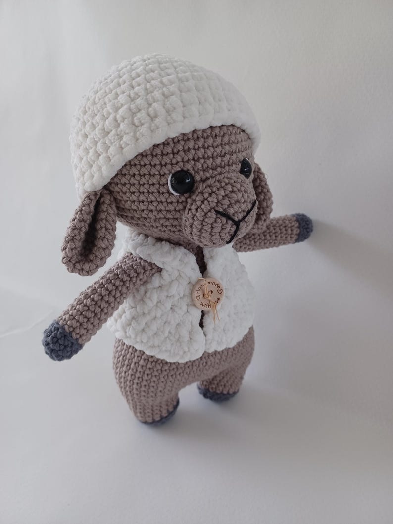 Patron Au Crochet PDF Amigurumi Mouton Edmond Le Mad' Mouton - Etsy