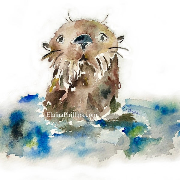 Emotional Support Coworker Otter - Etsy