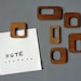 Magnets, Mid Century Modern Magnets, Wood Magnets, Retro Magnets, Wood ...