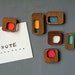 Mid Century Modern Magnets Retro Magnets Wood Magnets - Etsy