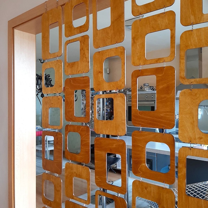Wood Room Divider - Etsy