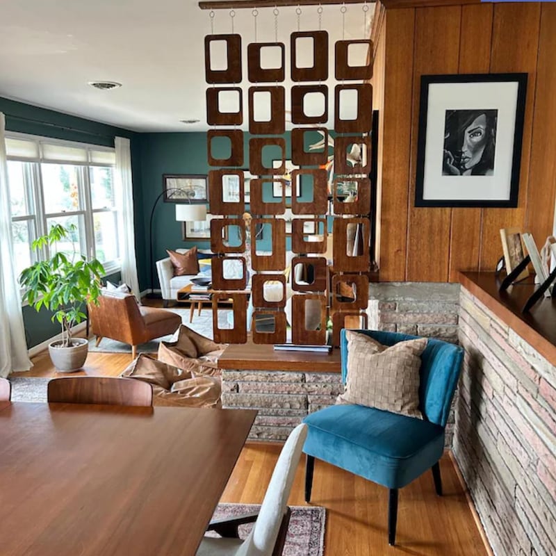 Mid Century Partition Wall - Etsy UK