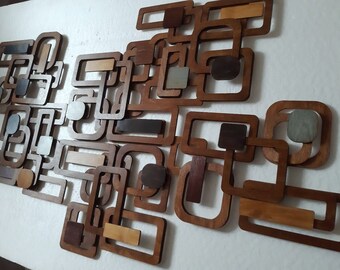 Retro 3d Wall Art | Etsy