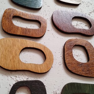 Mid Century Modern Magnets, 8 Wood Magnets, Retro Magnets, Wood Magnets ...