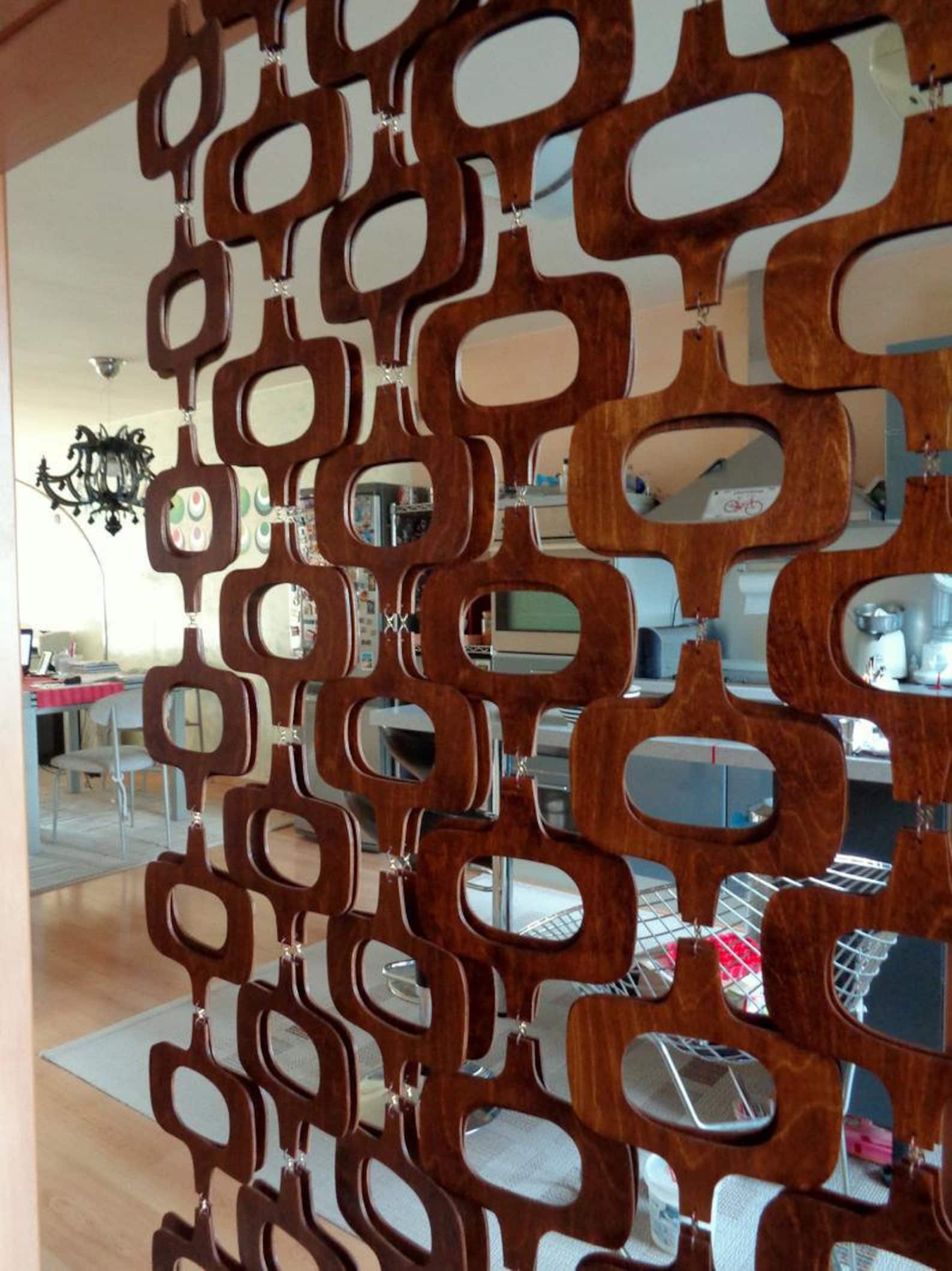 Retro Divider Mid Century Modern Wall Decor Sell by Strand - Etsy UK