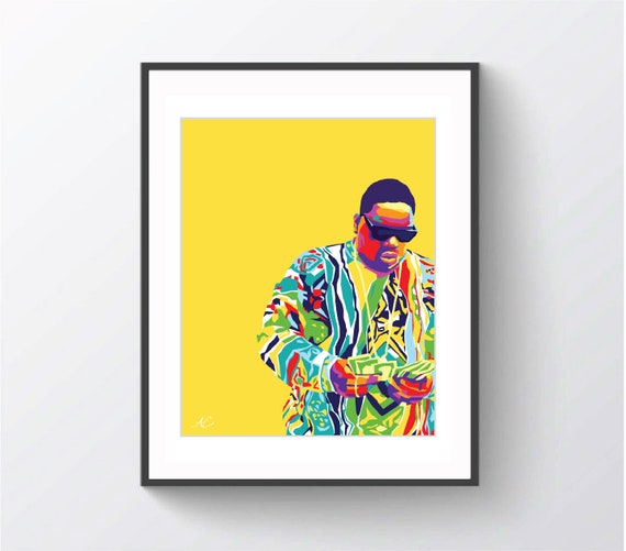 Notorious BIG Art 8x10 Print | Etsy