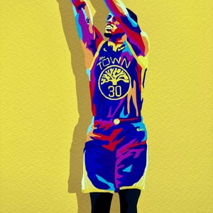 Steph Curry Art 8x10 Print - Etsy