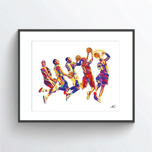 Kobe Bryant Canvas Print Kobe Bryant Wall Art Basketball - Etsy