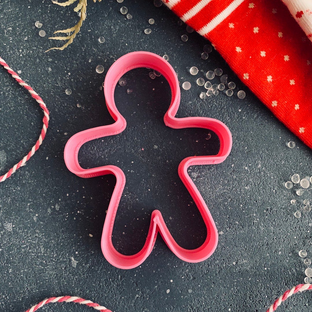2 Digital STL Files Downloads Gingerbread Cookie Cutter Printable ...
