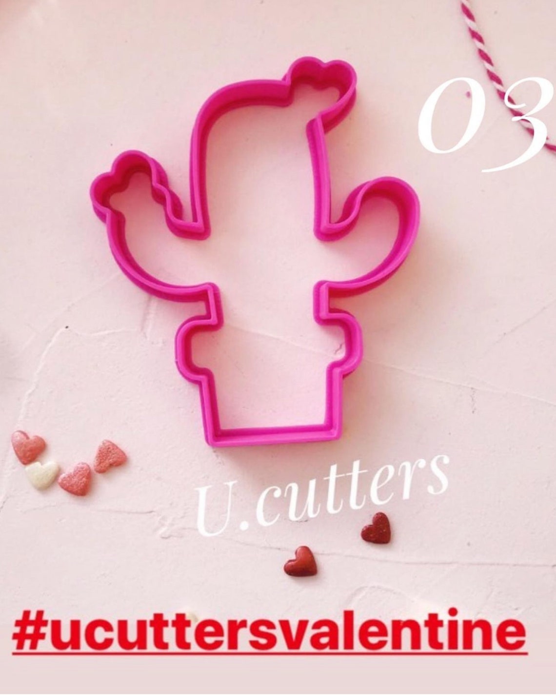 Cactus Digital STL Files Downloads Cookie Cutters Printable Valentine ...