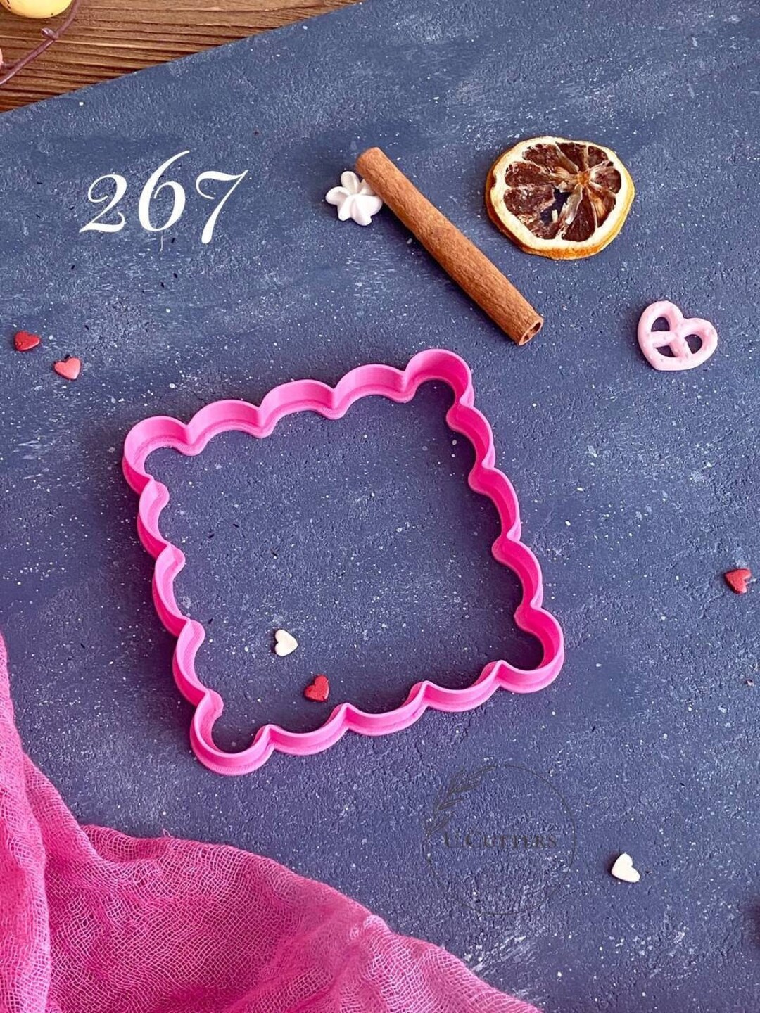 Square Cookie Cutters, 5 Sizes Digital File for 3D Printer. Basic ...