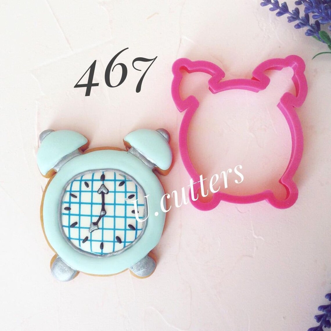 2 Digital STL Files Downloads Clock Cookie Cutters Printable Cookie ...