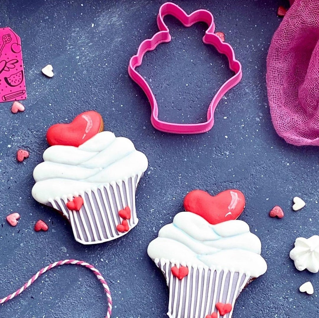 Cupcake Cookie Cutter, Digital STL File Download for 3D Printer ...