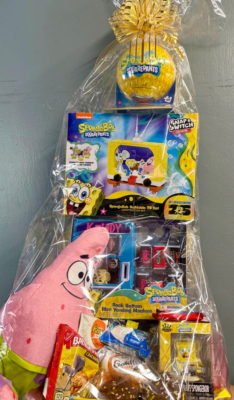 Spongebob Gift Basket - Etsy