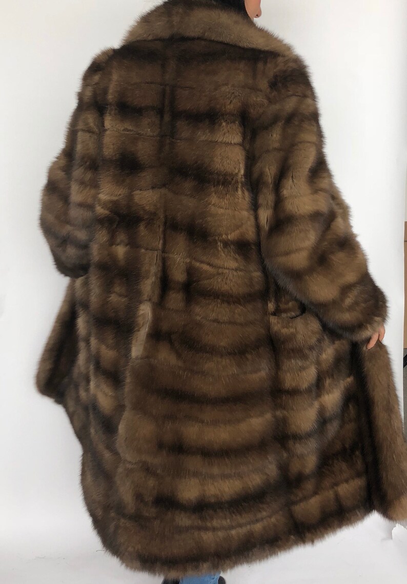 Manteau En Fourrure De Zibeline Russe Barguzin Princesse Etsy