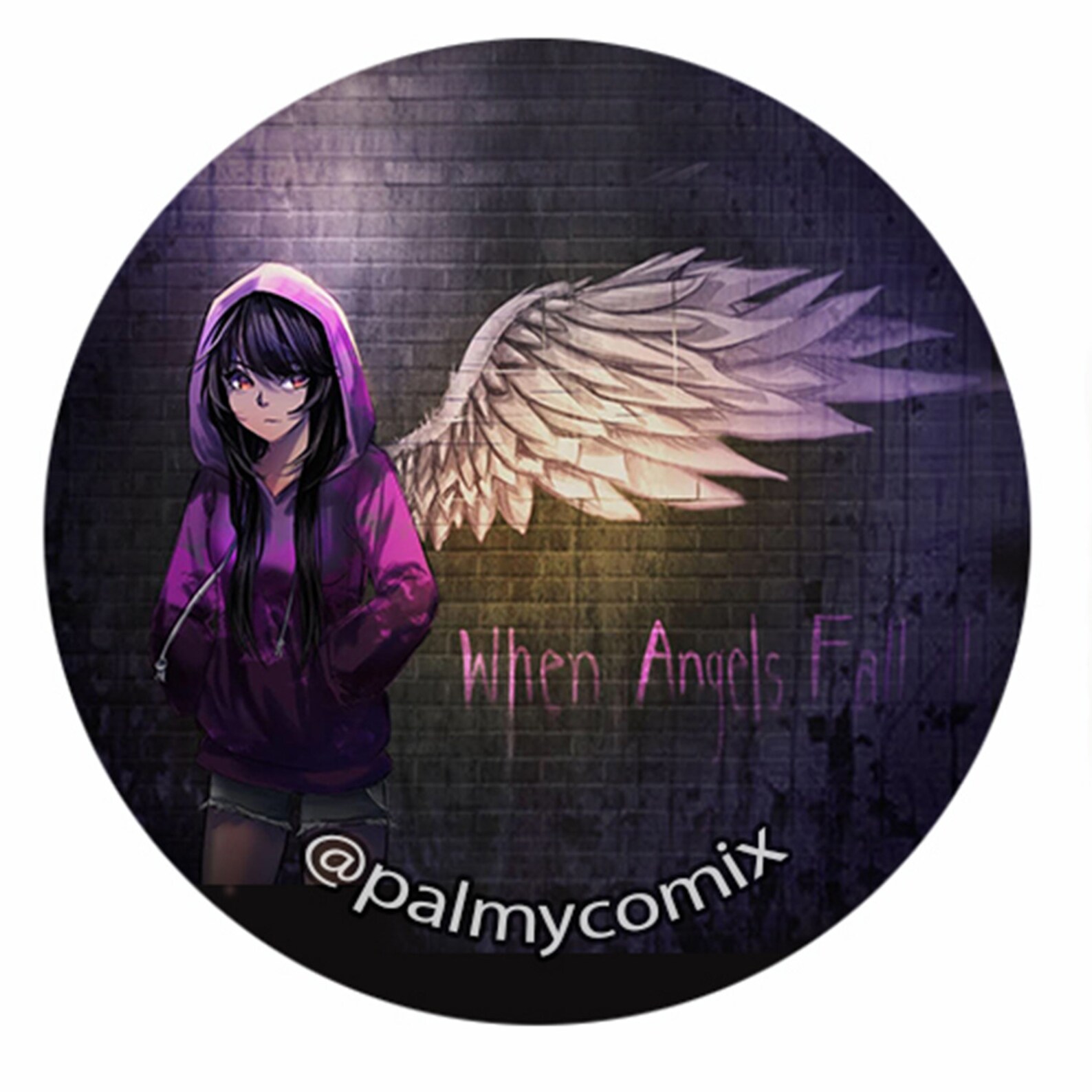 Aphmau When Angels Fall Fan-made Keychain - Etsy
