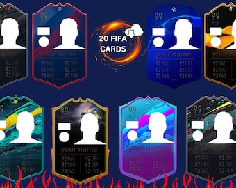 Fifa Card Template - Etsy