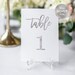 PRINTED Premium GOLD Foil Wedding Table Numbers 4x6 - Etsy