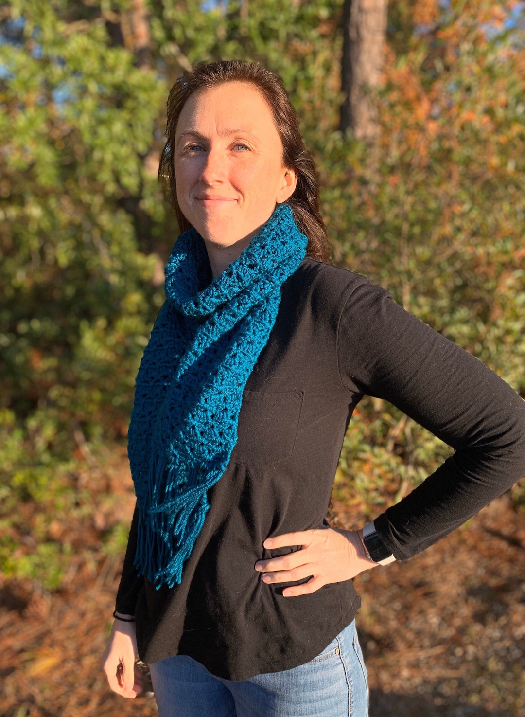 Sultan Stitch Scarf - Crochet - Etsy
