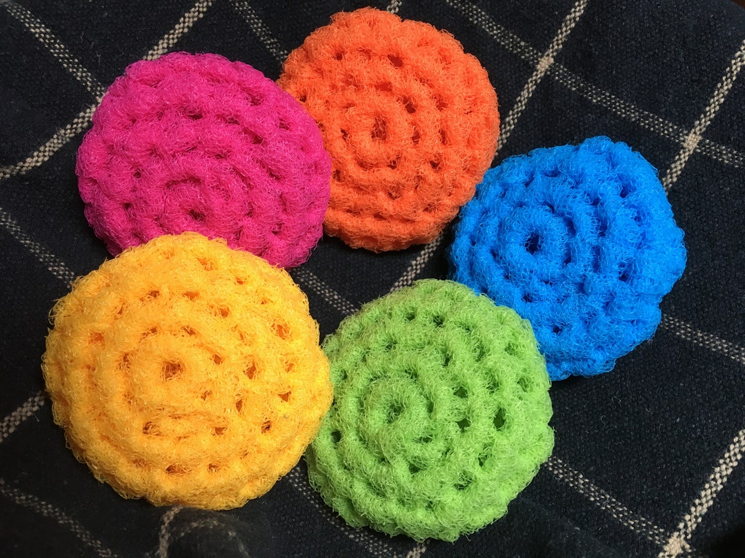 Set of 5 Nylon Net Scrubbies - Etsy